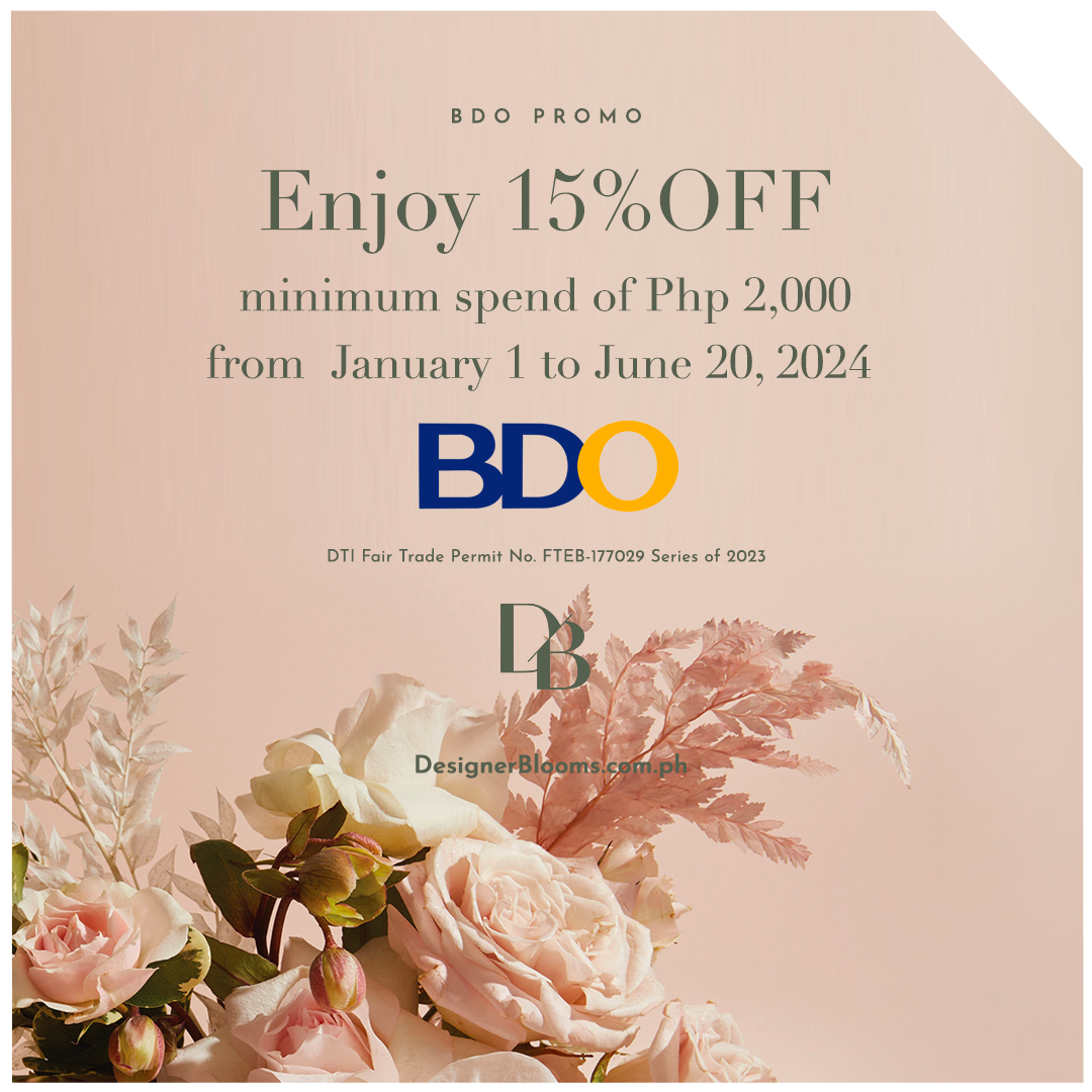 Promotion - BDO – Designer Blooms PH