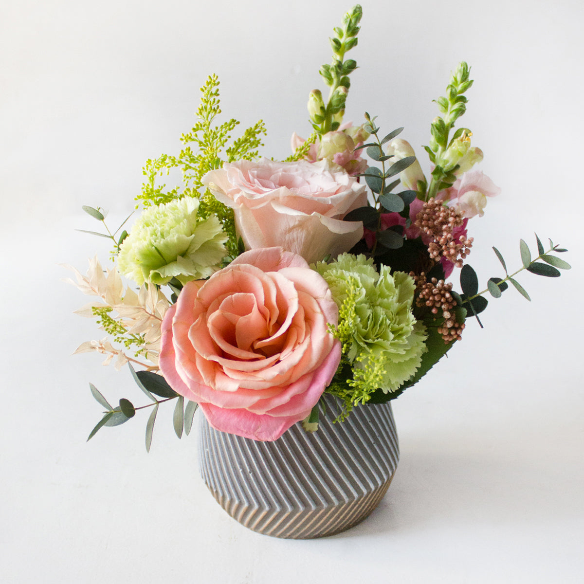 Country Flower Vase Ideas Flowers & Cookies Vase Arrangement For